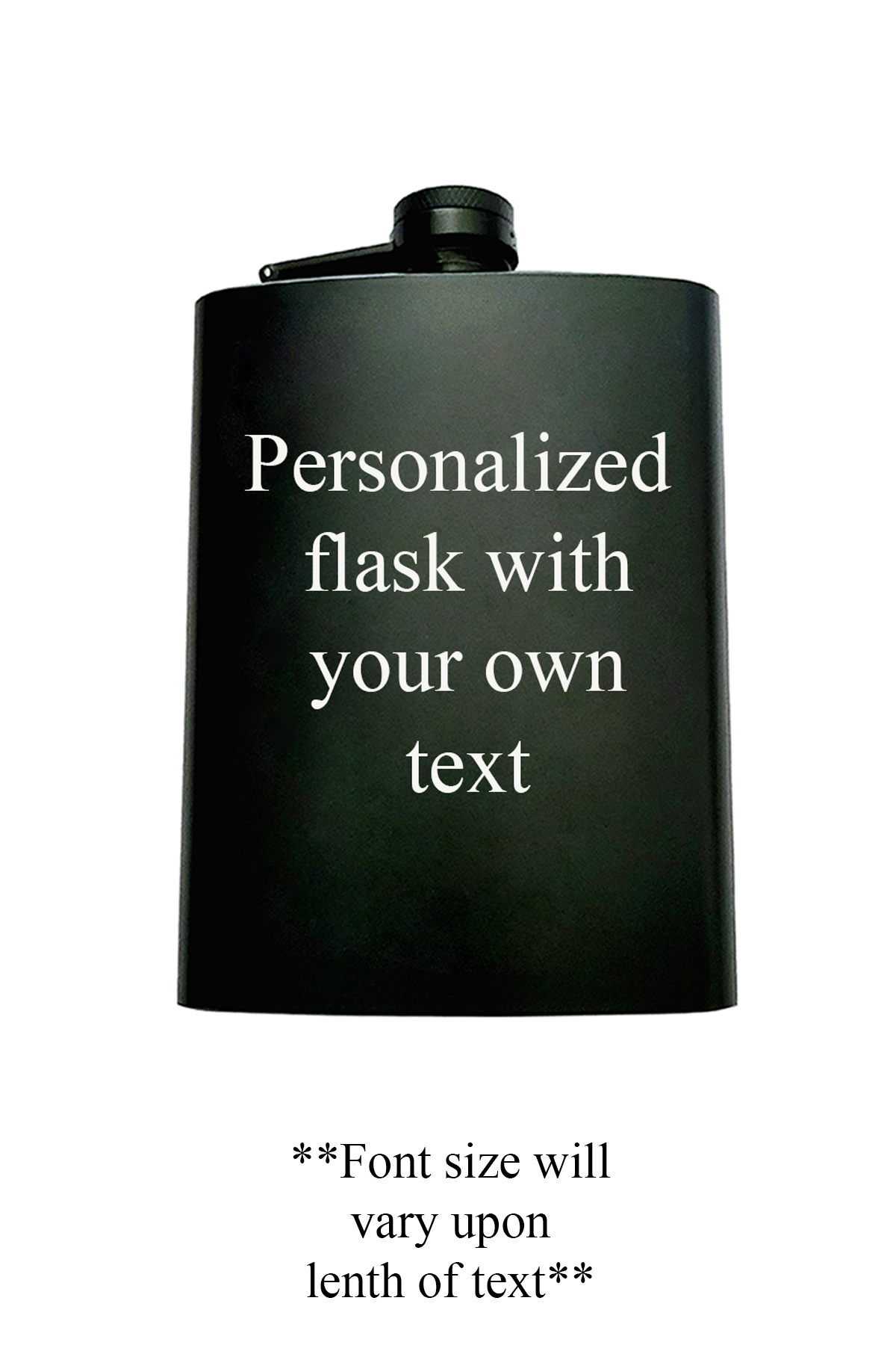 8 oz Hip Flask - Mindful Engravings and Crafts